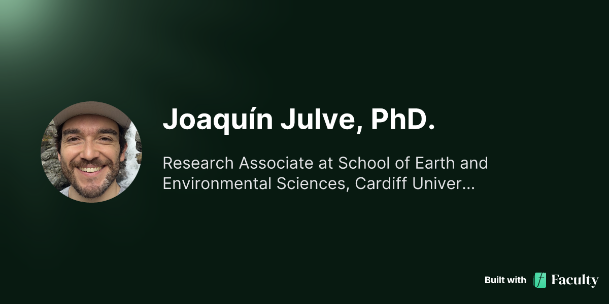 Joaquín Julve, PhD.